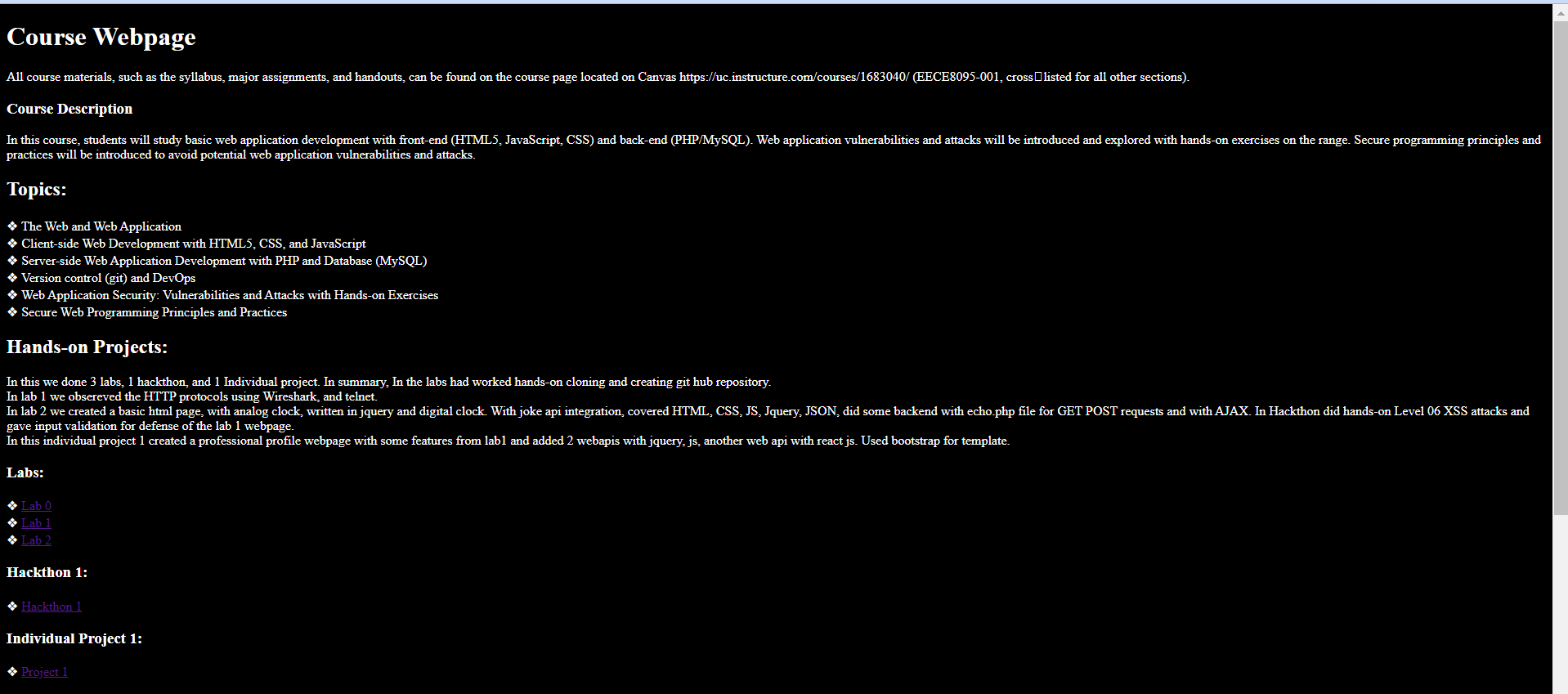 WAPH-Web Application Programming and Hacking | ShivaniEli